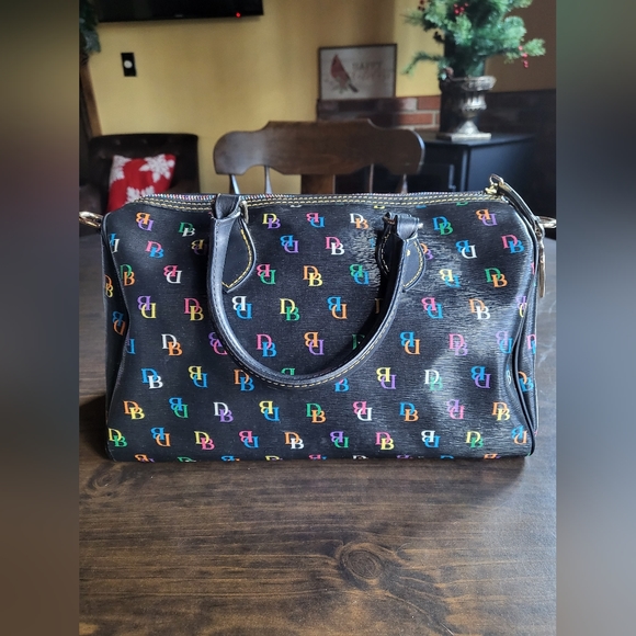 Dooney & Bourke | Bags | Rare 99s Y2k Dooney Bourke Retro Rainbow ...
